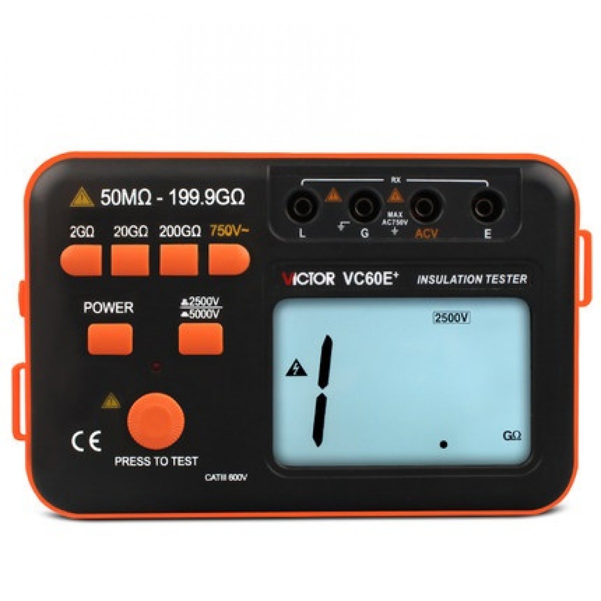 victor胜利 VC60B＋/VC60D＋/VC60E＋ 绝缘电阻测试仪